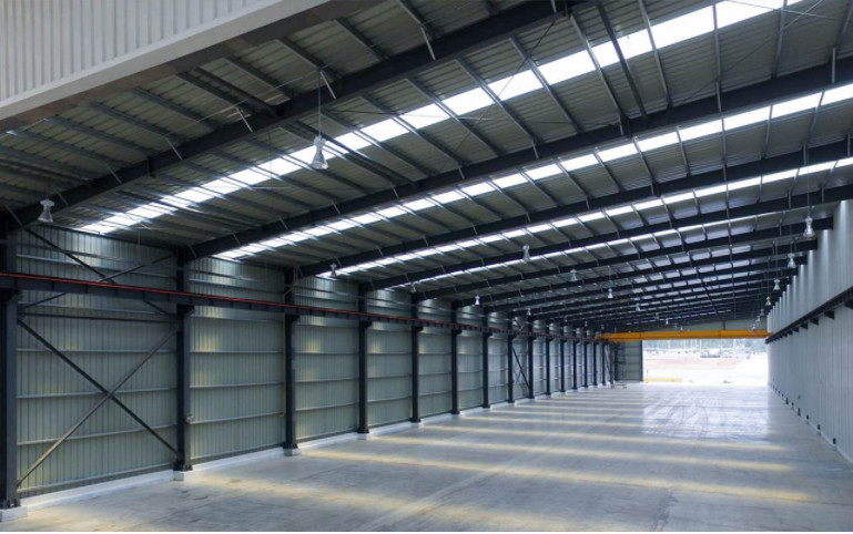 Steel Frame Warehouse Construction Portal Frame Metal Storehouse