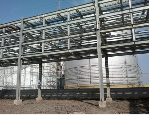 OEM / ODM Galvanized Steel Structure Platform Construction GB