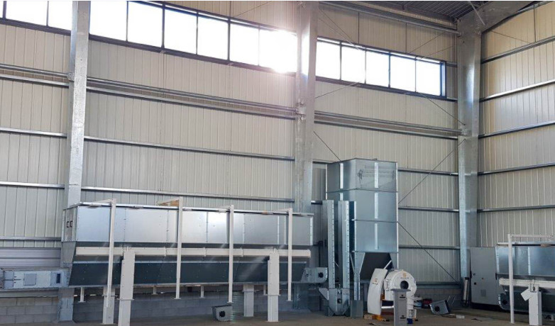 Prefabricated Light Steel Frame Workshop Steel Corn Processing Plant