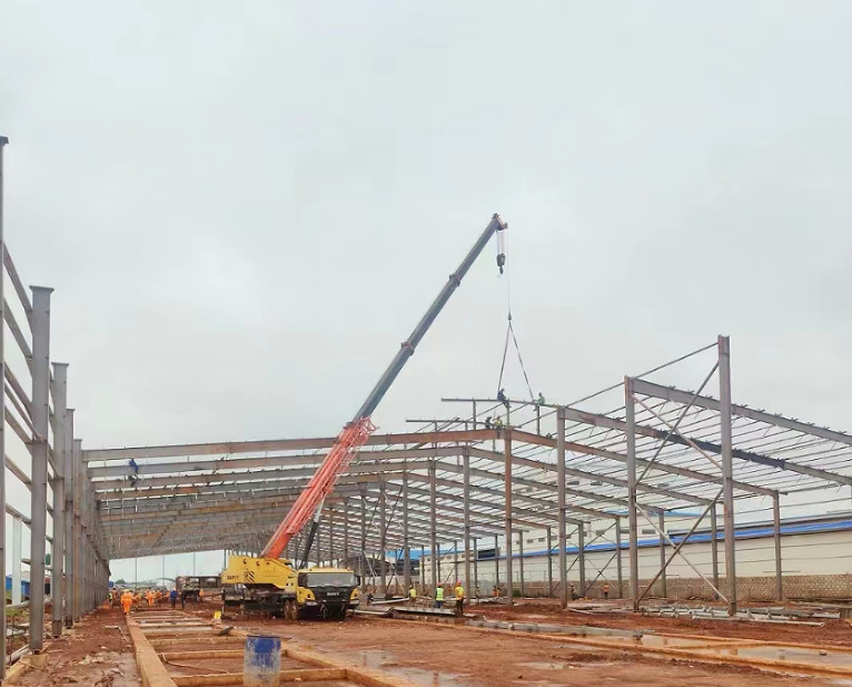 Light Weight Modern Steel Structure Water Processing Factory Used For ...