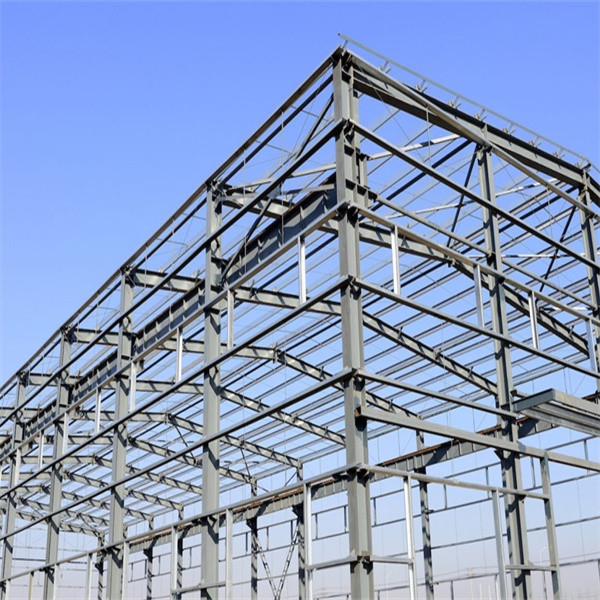 High Performance Metal Warehouse With Slope Roof And Hot Rolled H ...