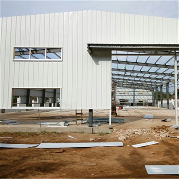 Color Steel Sheet Roof And Wall Steel Structure Workshop With Z Section ...
