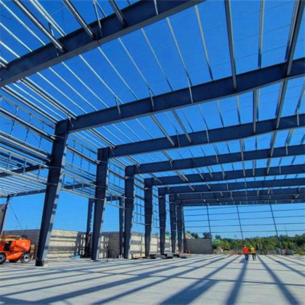 Portal Structure Steel Structure Workshop With Optional Insulation And ...