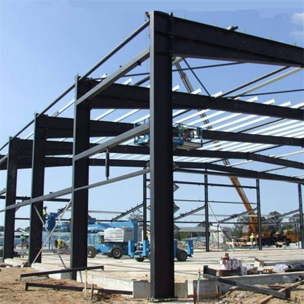 Portal Structure Steel Structure Workshop With Optional Insulation And ...
