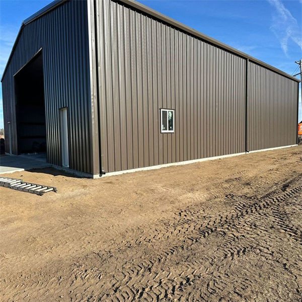 Durable Metal Building Workshop With Z Section Steel Purlin And Plastic ...