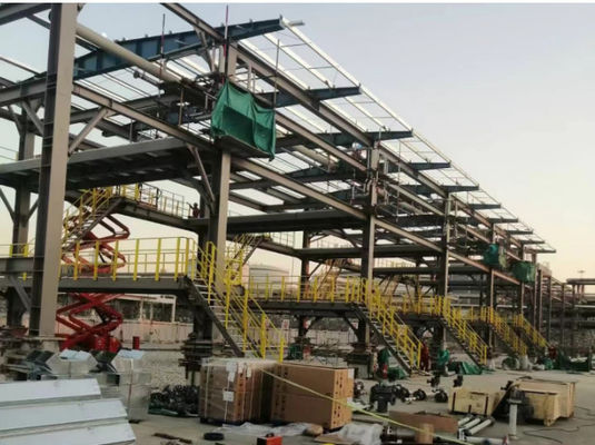 Q355B Platform Steel Structure Customized Galvanized Steel Platform ISO9001