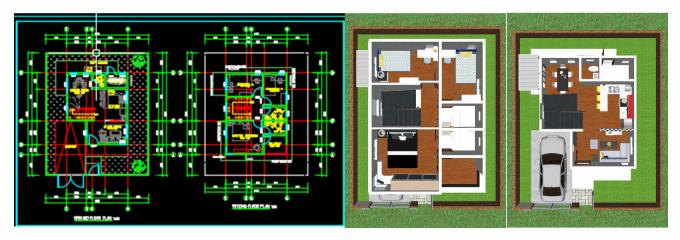 Lightweight Prefab Steel Villa Duplex Steel Frame Apartment Building ...